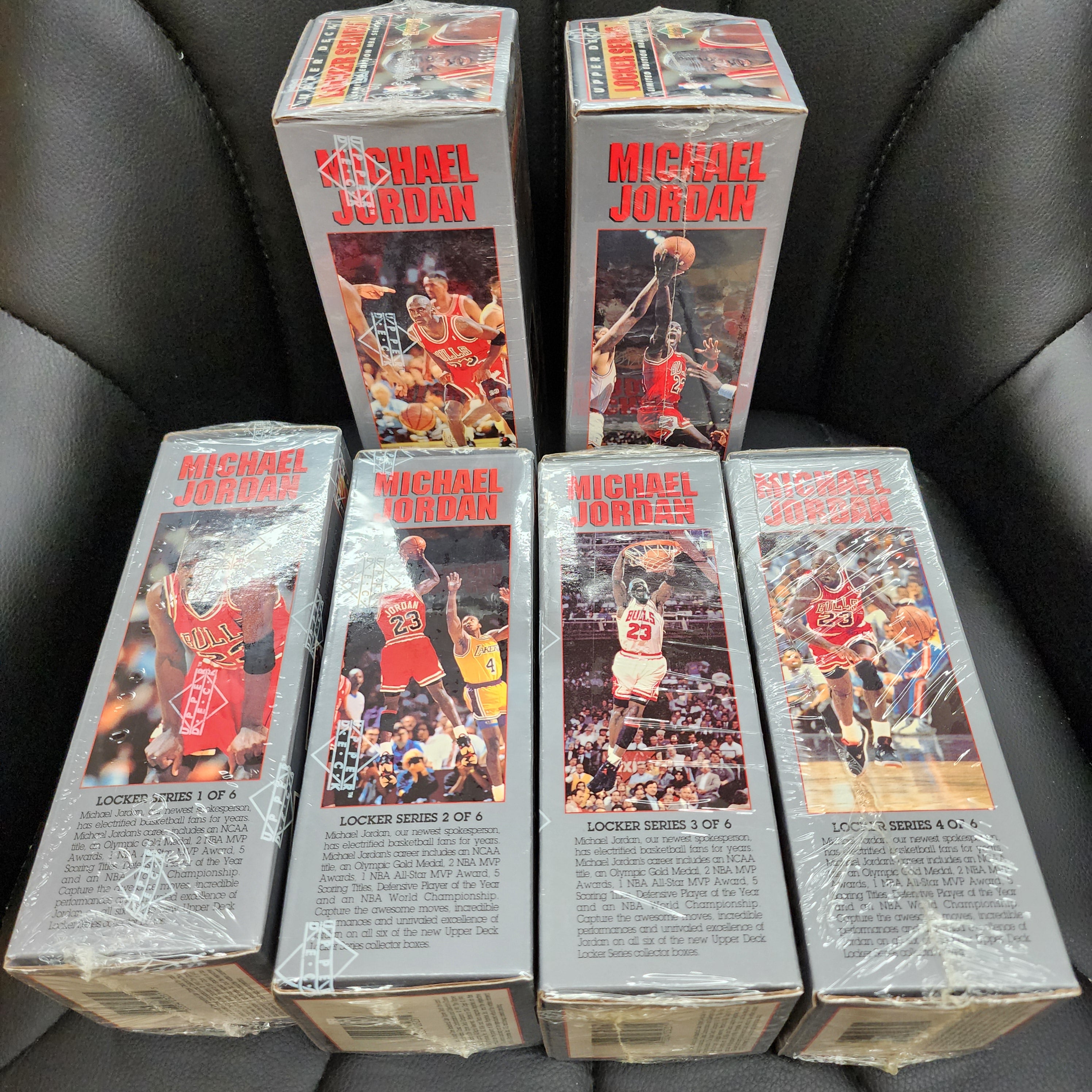 1991-1992 Upper Deck Michael Jordan Locker Low Series Cards Boxes 1-6 ...